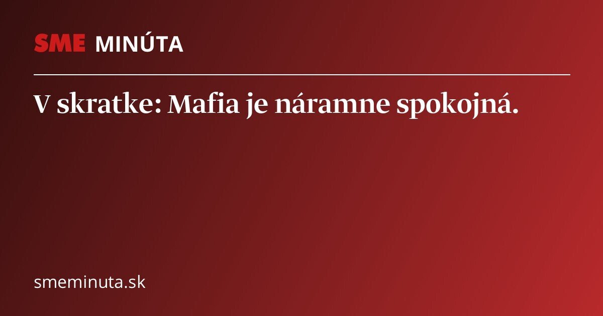 Cynická obluda: Roky OĽaNO z pohľadu mafie - SME Minúta Cynická obluda: Roky OĽaNO z pohľadu mafie - SME Minúta